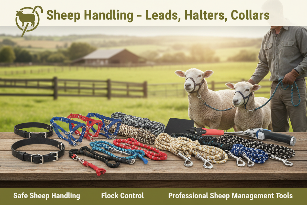 Sheep Handling- Leads, Halters, Collars — Ballyholland Poultry